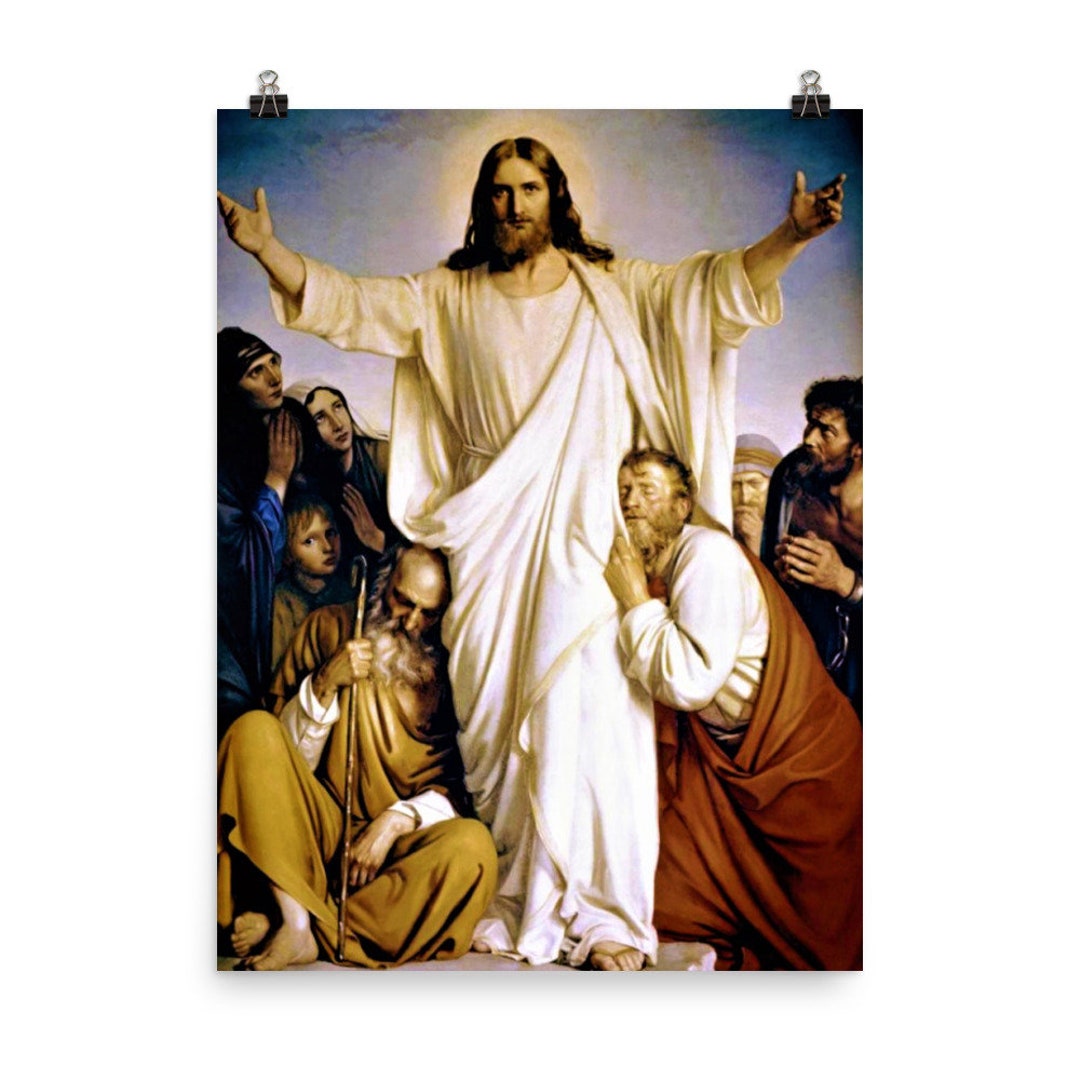 Christ the Consoler by Carl Bloch Poster Print - Etsy