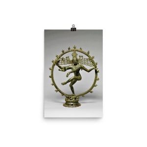 Shiva as Lord of Dance (shiva Nataraja) Indian Art Poster Print - Etsy