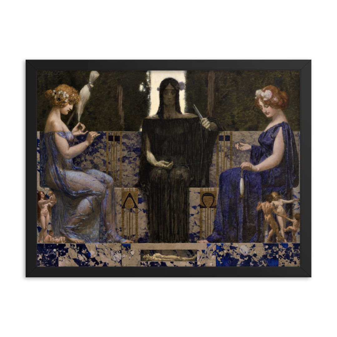 The Three Fates by Alexander Rothaug Framed Print - Etsy
