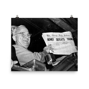 Dewey Defeats Truman Poster Print - Etsy