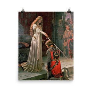 The Accolade by Edmund Blair Leighton Poster Print - Etsy