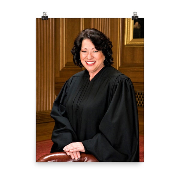 Sonia Sotomayor Poster - Etsy