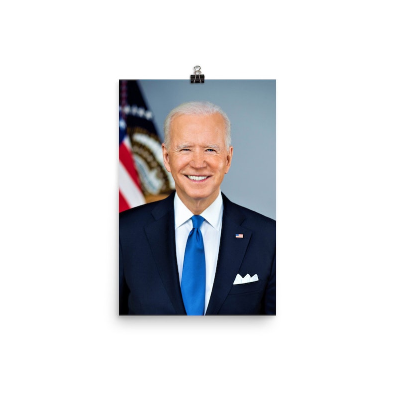 Joe Biden Official Portrait Poster Print - Etsy