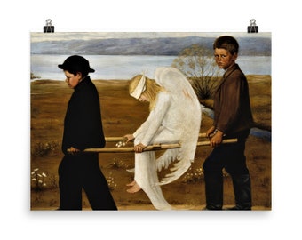 The Wounded Angel 1903 by Hugo Simberg. Home Wall Decor Art Poster - Etsy