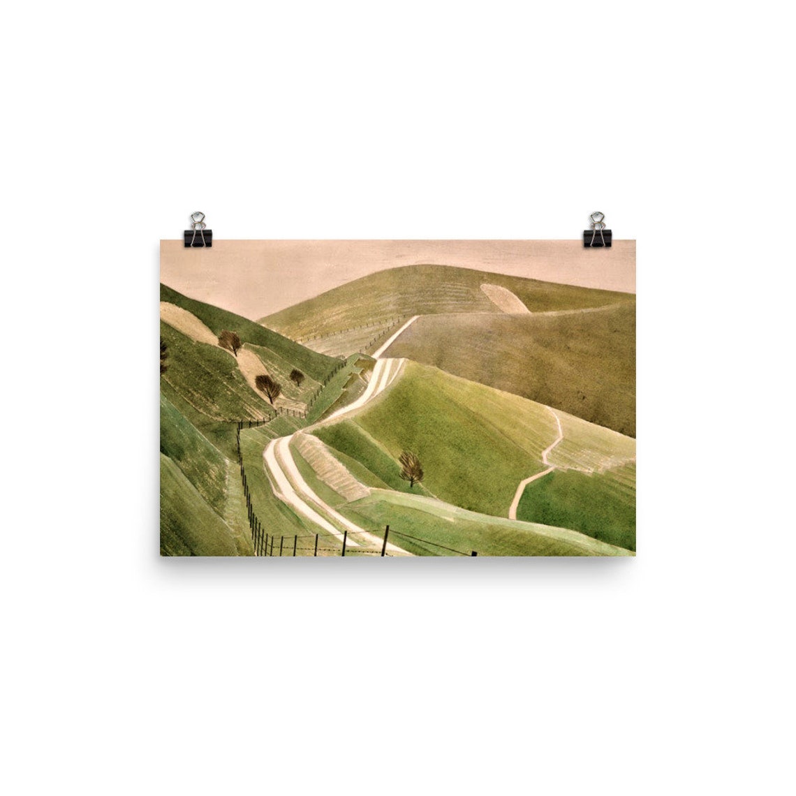 Chalk Paths by Eric Ravilious Poster Print - Etsy