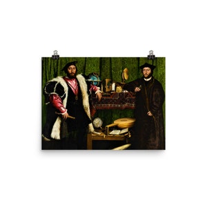 The Ambassadors by Hans Holbein the Younger Poster Print - Etsy