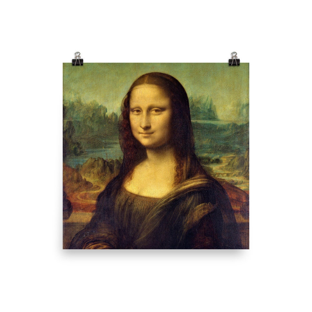 Mona Lisa by Leonardo Da Vinci Poster Print - Etsy