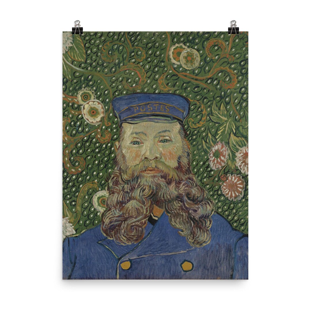 Van Gogh Joseph Roulin Portrait Print: Vintage Fine Art Reproduction - Etsy