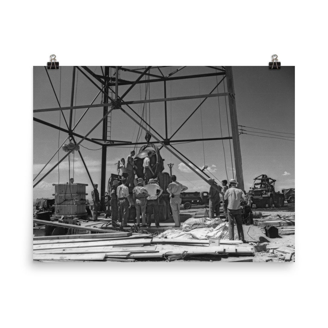 Trinity Device Readied first Atomic Bomb Poster Print - Etsy