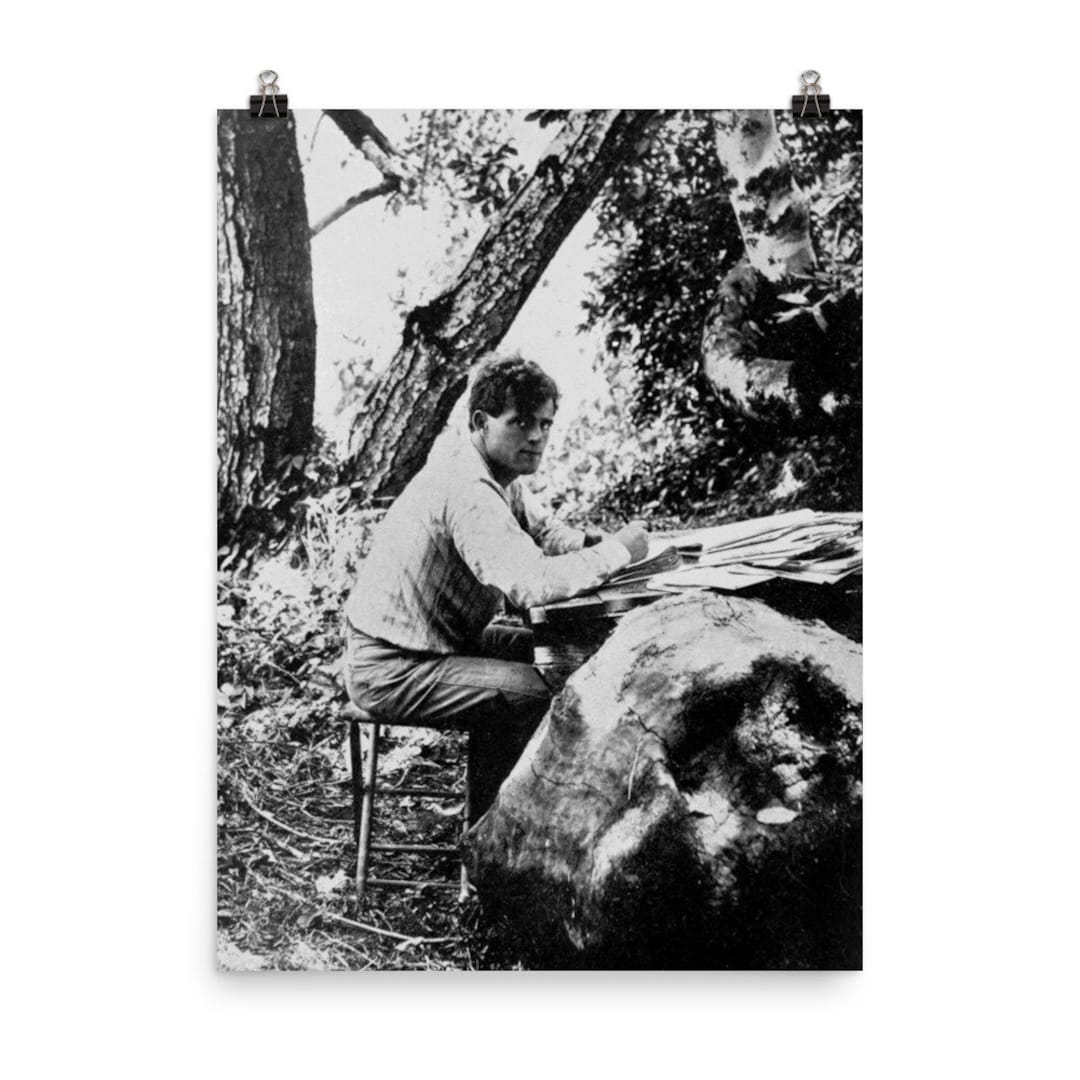 Jack London Writing Poster Print - Etsy