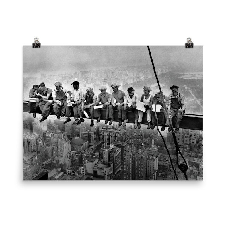 Lunch Atop a Skyscraper Poster Print - Etsy