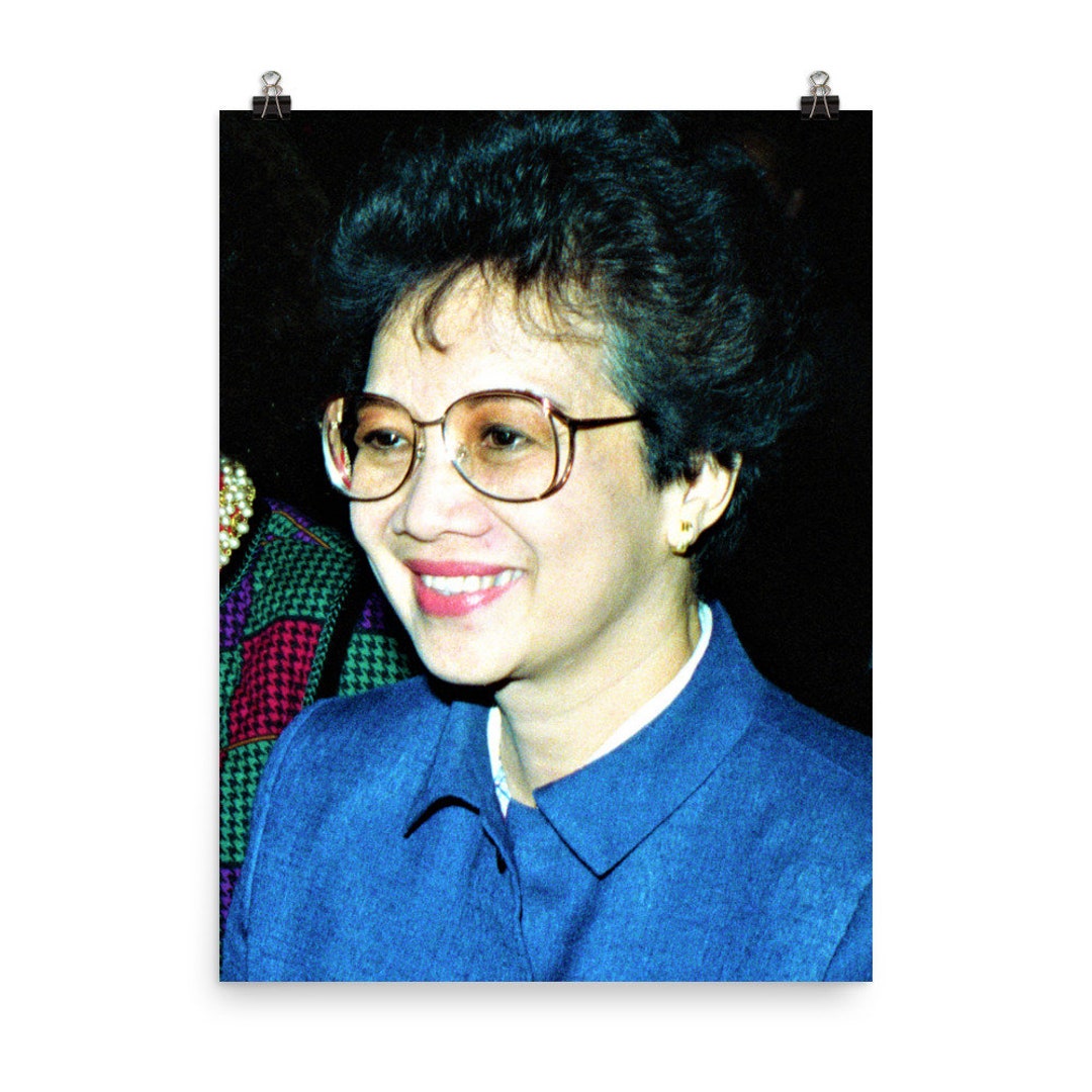 Corazon Aquino Poster Print Etsy