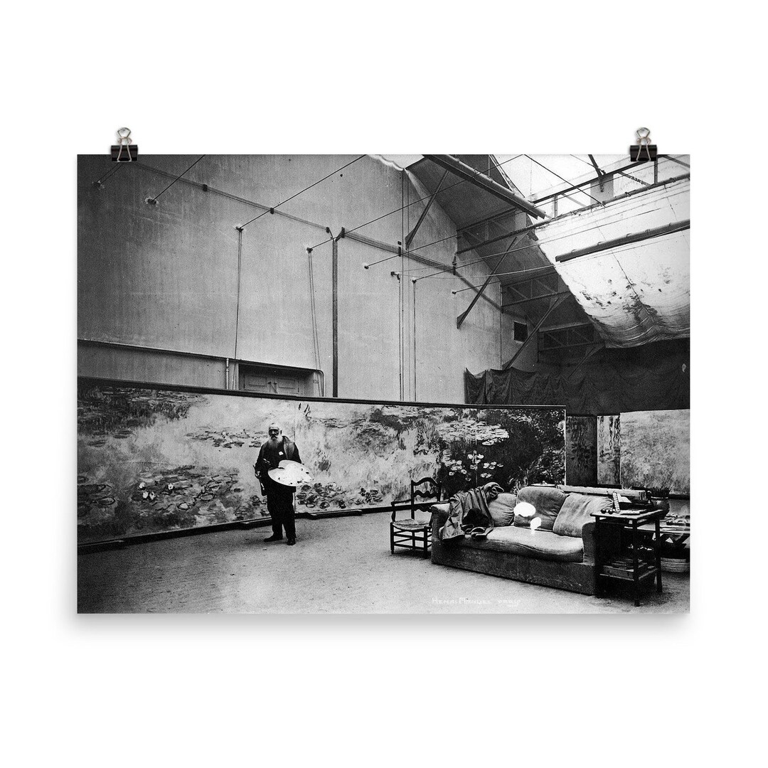 Buy Claude Monet in His Giverny Studio on His 81st Birthday, 1921 ...