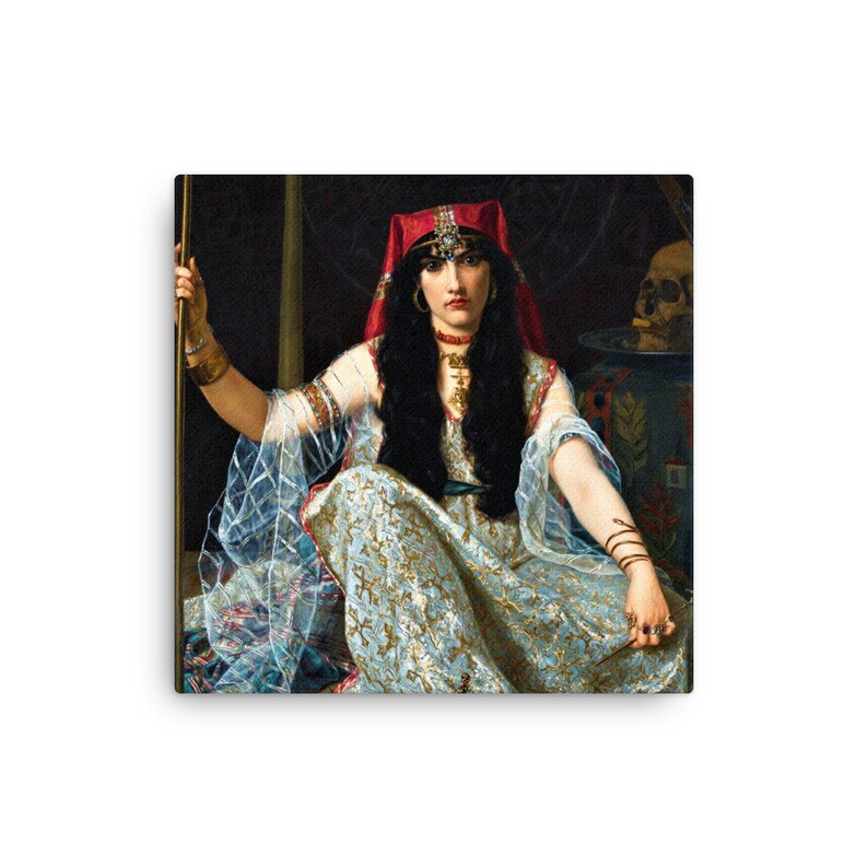 The Sorceress by Georges Merle Canvas Print - Etsy