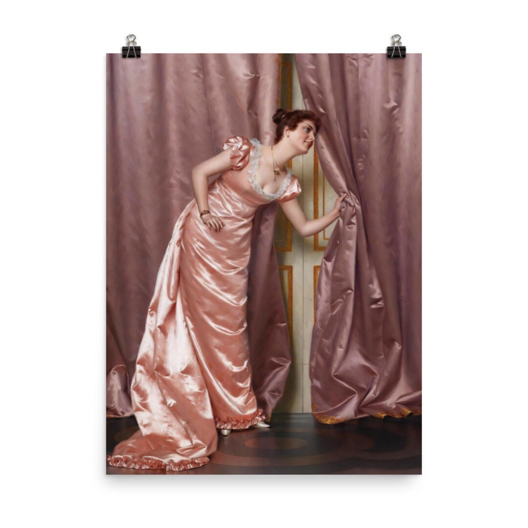 Eavesdropping by Vittorio Reggianini Poster Print - Etsy