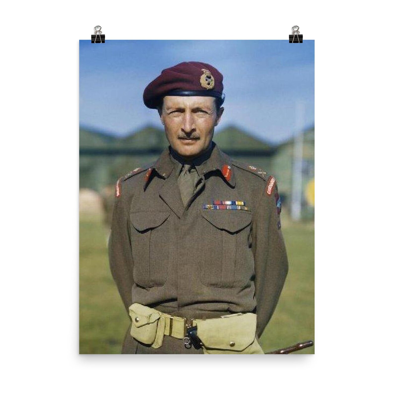 Frederick Browning Poster: Vintage WWII British Military Wall Art - Etsy