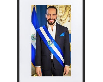 Nayib Bukele Official Portrait Matte Poster - Etsy