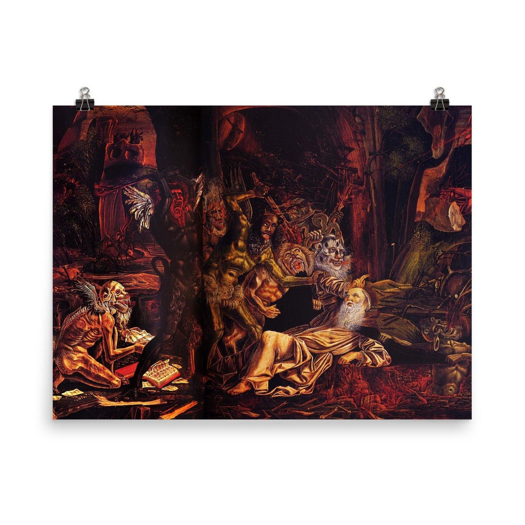Temptation of St. Anthony Poster Print 1494 by Bernardo Parentino ...