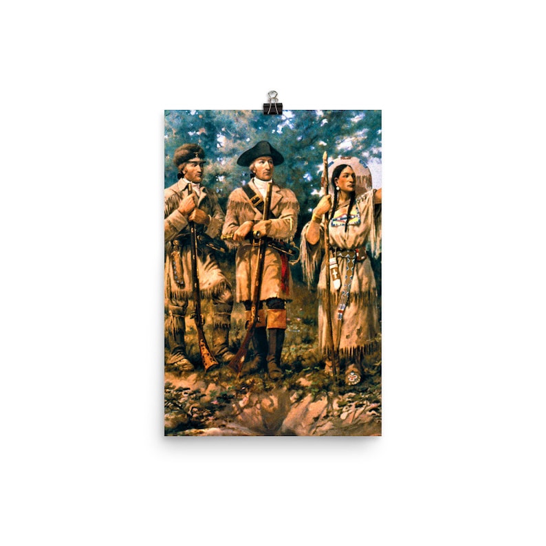 Sacagawea With Lewis and Clark Poster Print - Etsy