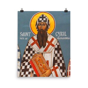 Cyril of Alexandria Poster Print - Etsy
