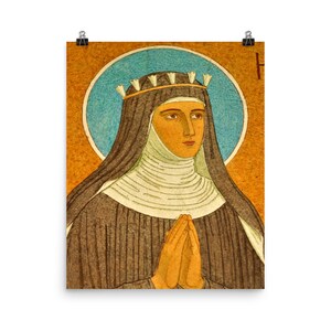 Saint Hildegard of Bingen Poster Print - Etsy