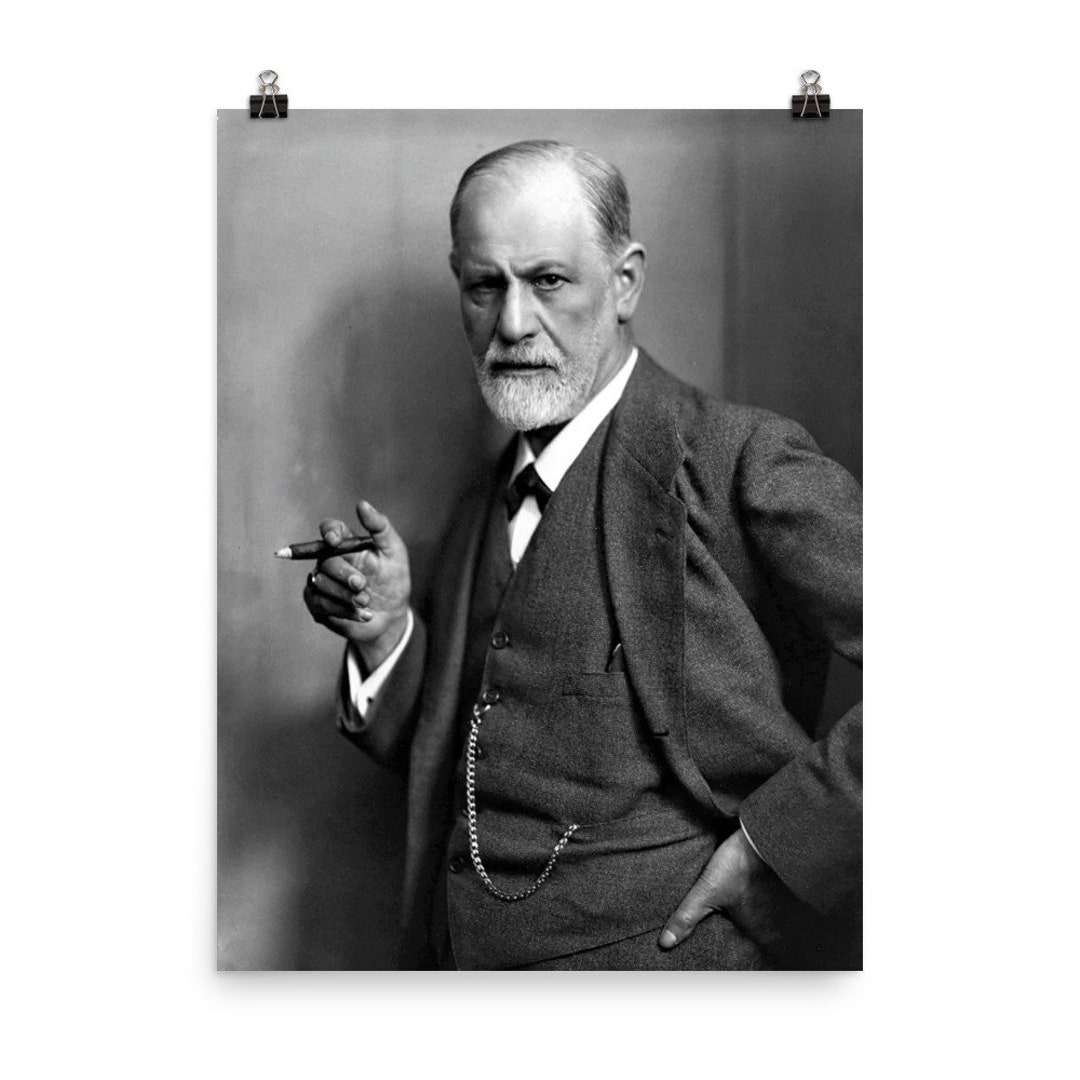 Sigmund Freud Portrait Poster Print - Etsy