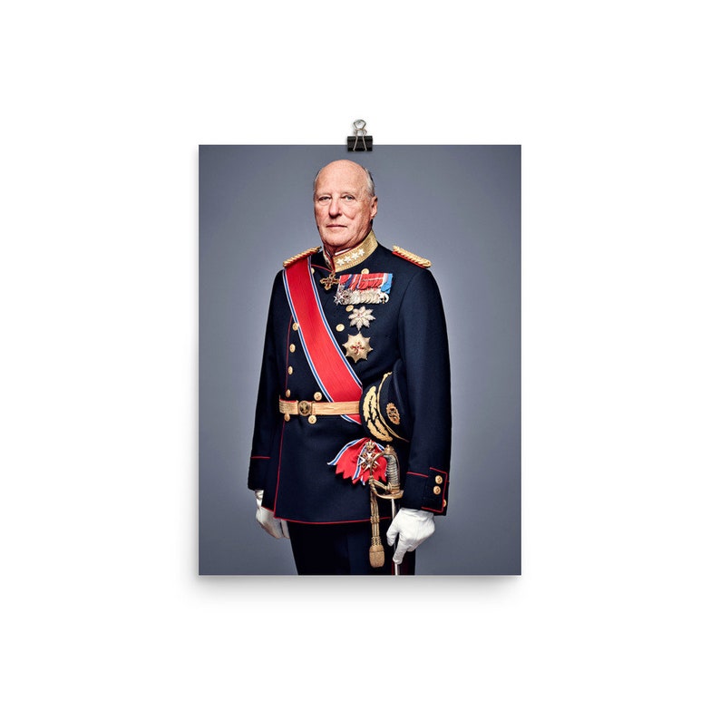 King Harald V of Norway Poster Print - Etsy