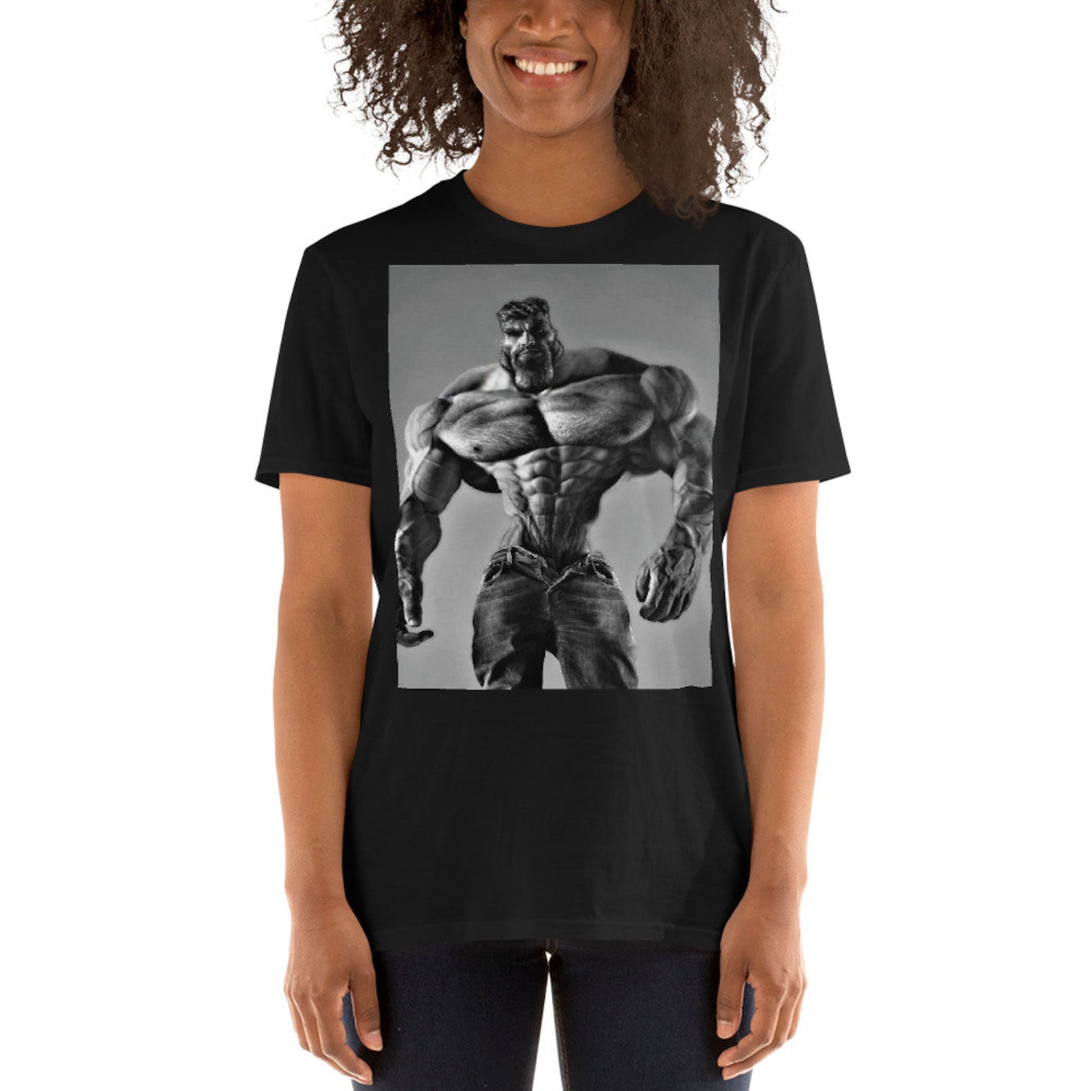 Gigachad Meme - Funny Giga Chad Photoshop T-shirt - Etsy UK