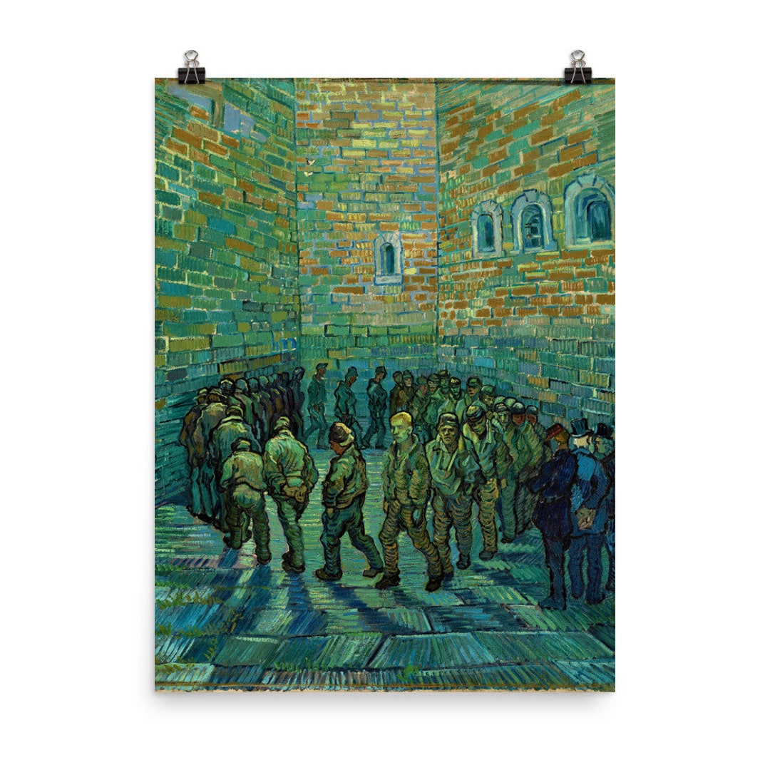Prisoners' Round by Vincent Van Gogh Poster Print - Etsy