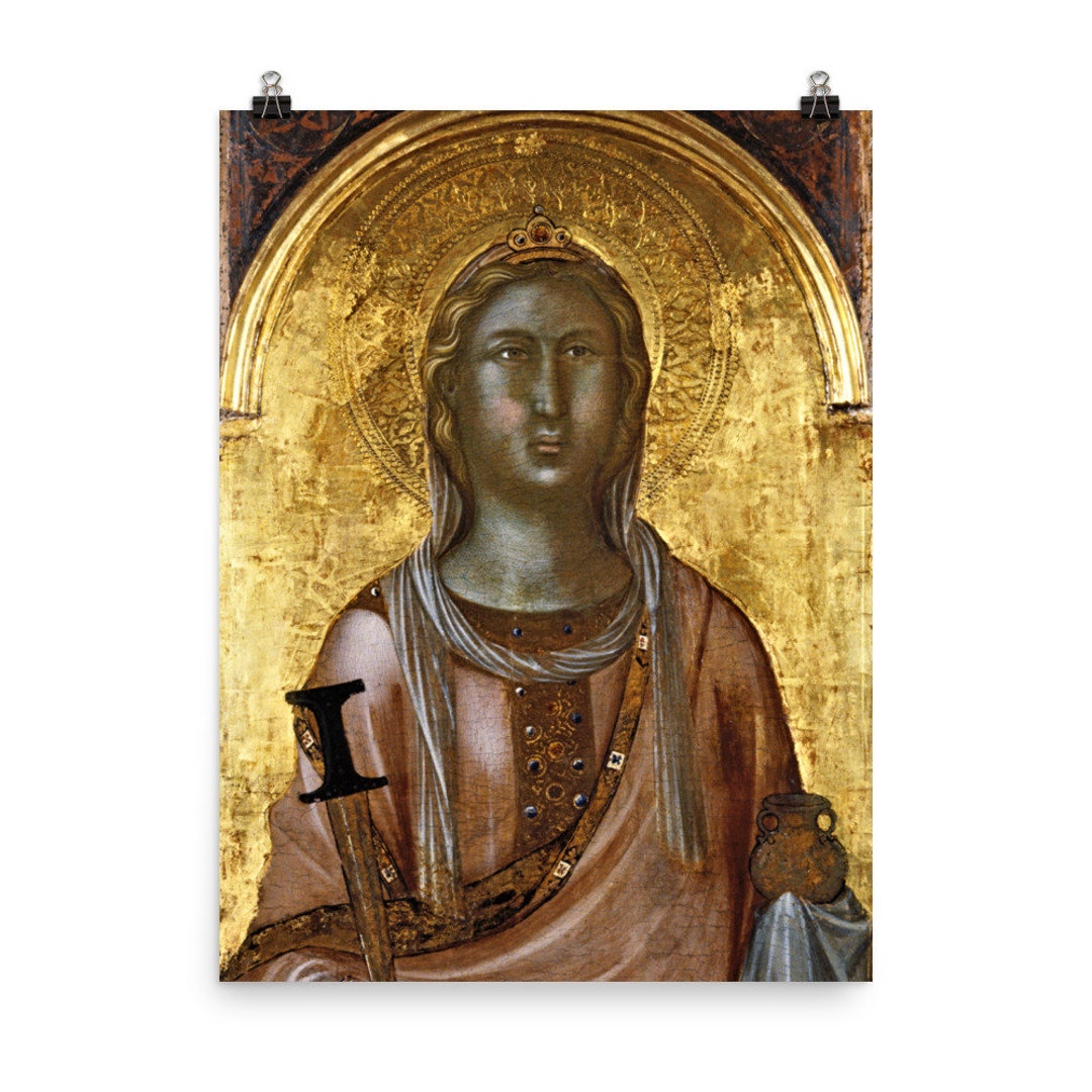 Saint Lucy Poster Print - Etsy