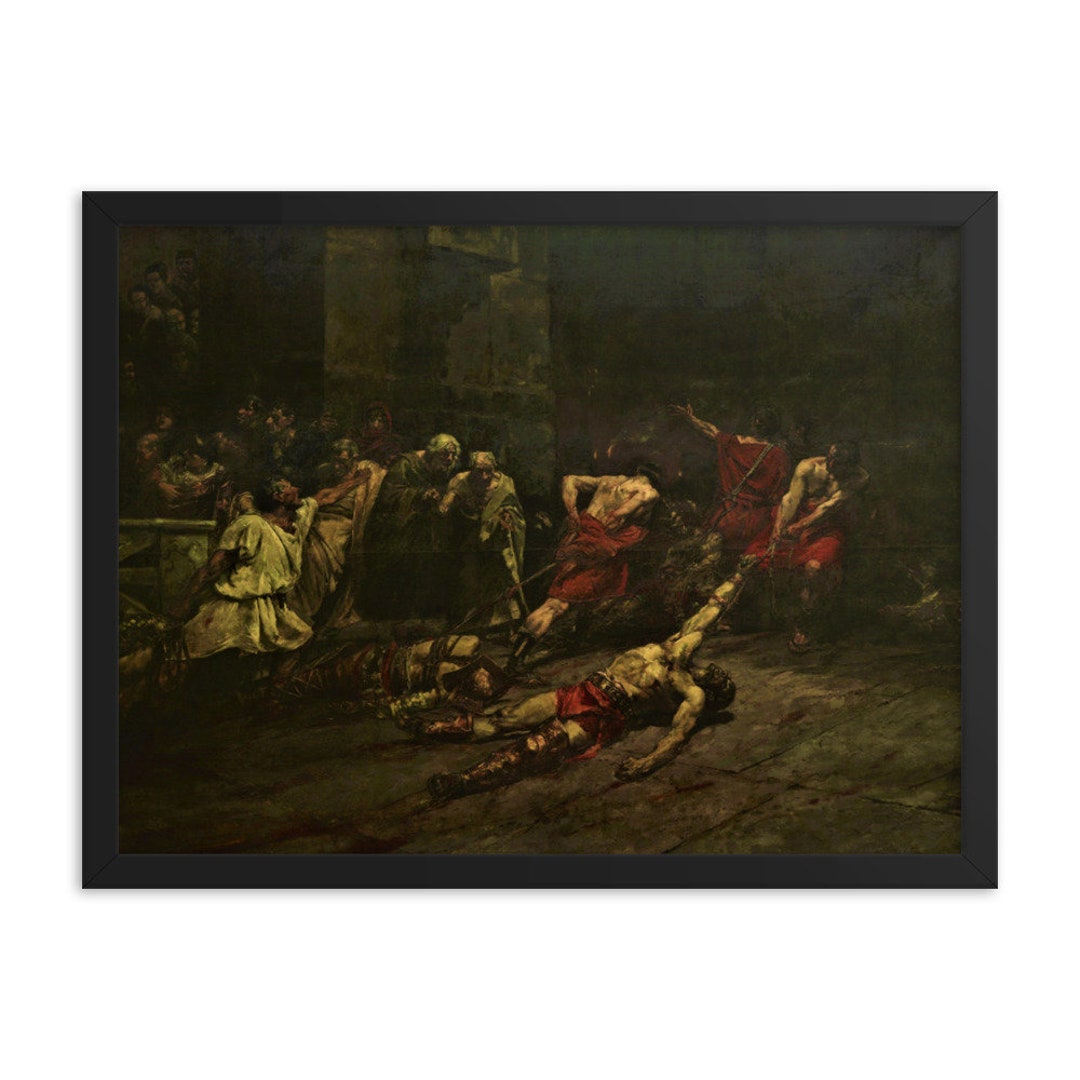 Spoliarium by Juan Luna Framed Print - Etsy