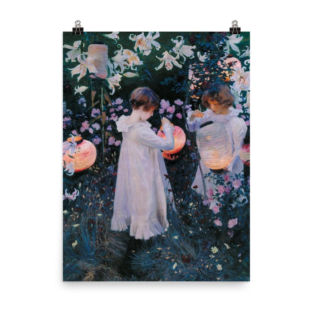 John Singer Sargent 'carnation, Lily, Rose' 1885 Art Print - Vintage ...