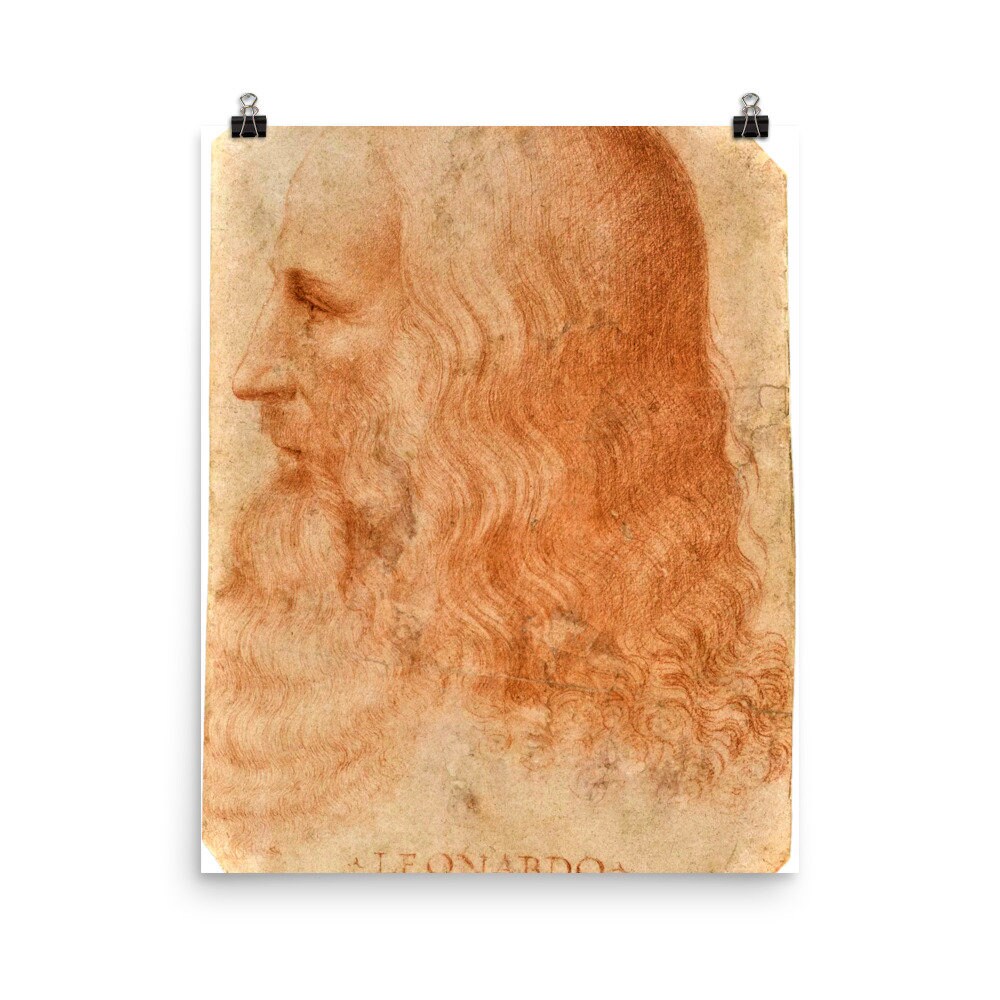 Leonardo Da Vinci Poster - Etsy