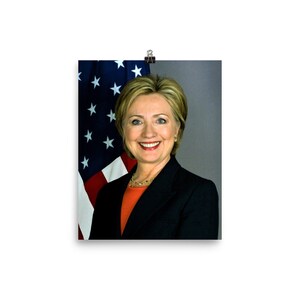 Hillary Clinton Official Portrait Poster Print - Etsy