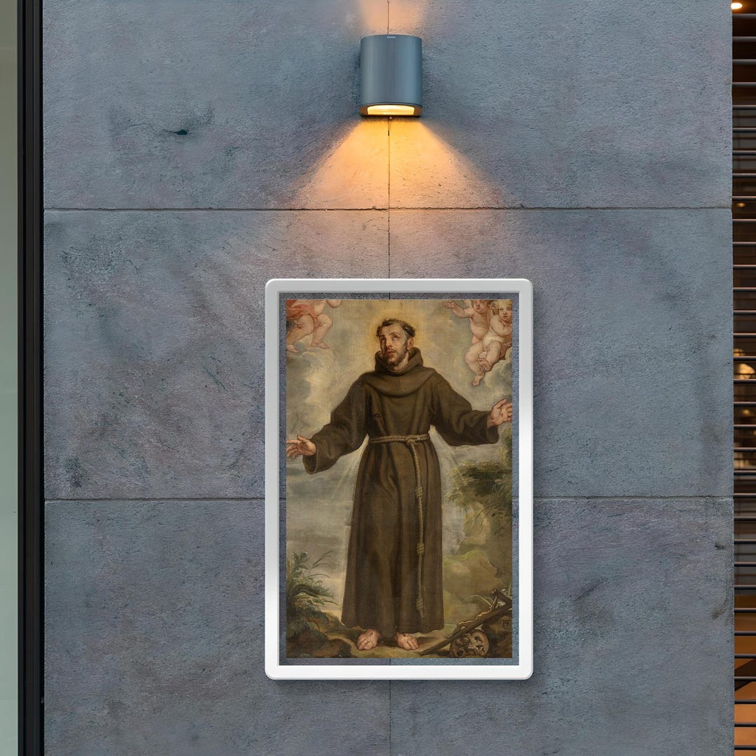 Saint Francis of Assisi Poster Print - Etsy