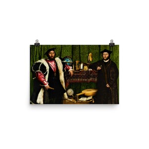 The Ambassadors by Hans Holbein the Younger Poster Print - Etsy