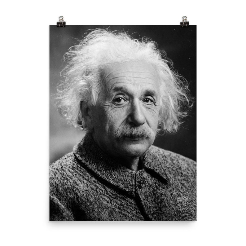Albert Einstein Poster | Etsy