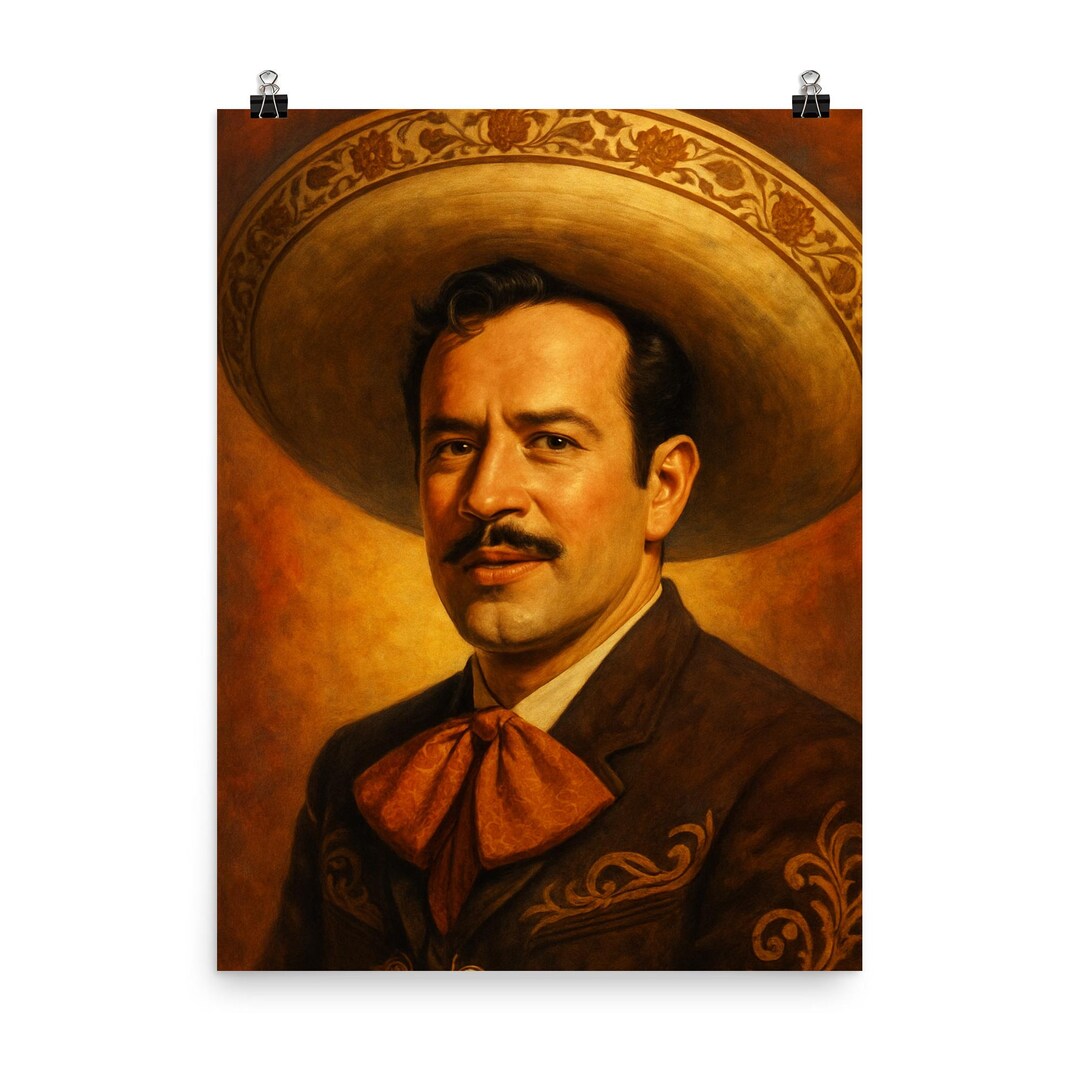 Pedro Infante Vintage Poster Print Mexican Cinema Icon Wall Art Decor ...