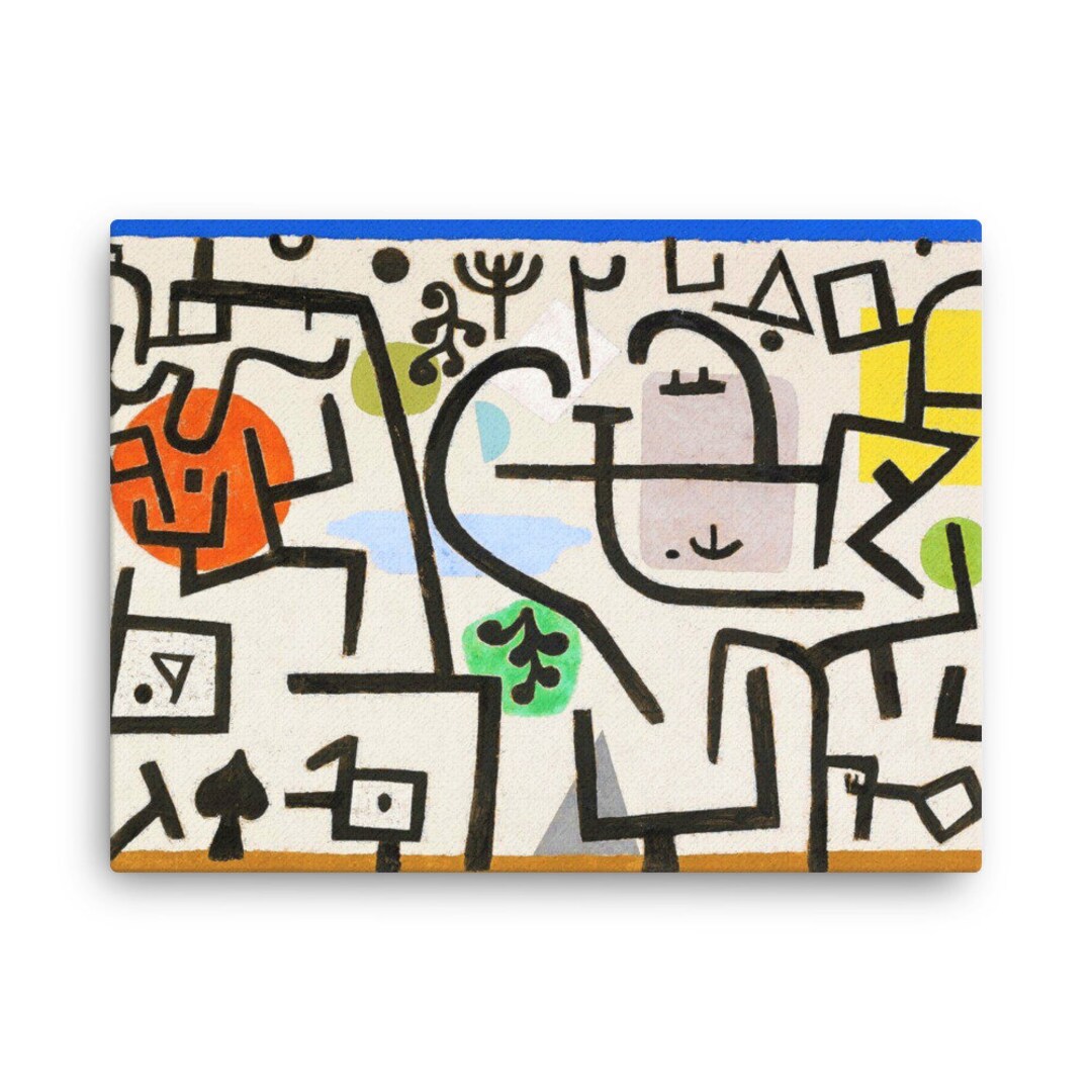 Rich Port harbor by Paul Klee Canvas Print Canvas Wall Art - Etsy