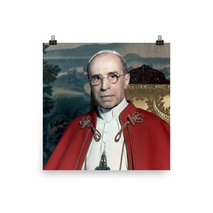 Pope Pius XII Poster Print - Etsy