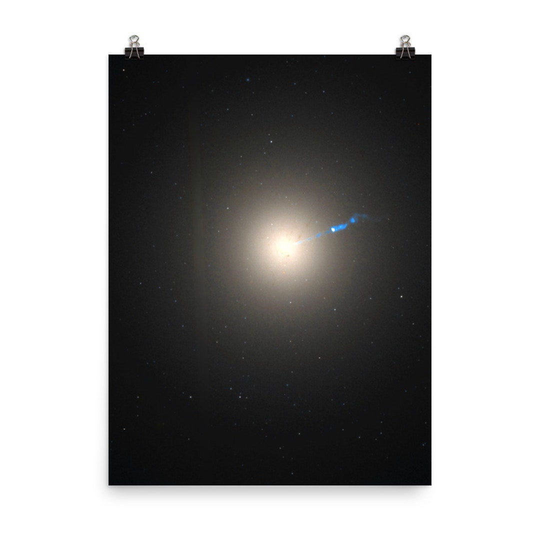 Messier 87 Galaxy Poster Print - Etsy