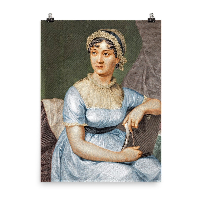 Jane Austen Poster - Etsy