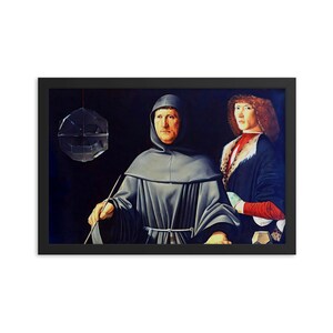 Luca Pacioli Framed Print - Etsy
