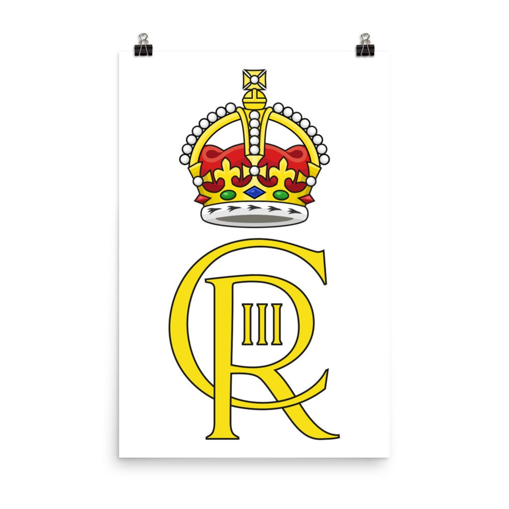 Royal Cypher of King Charles III Poster Print - Etsy UK