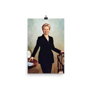 Hillary Clinton Official Painting Poster Print - Etsy
