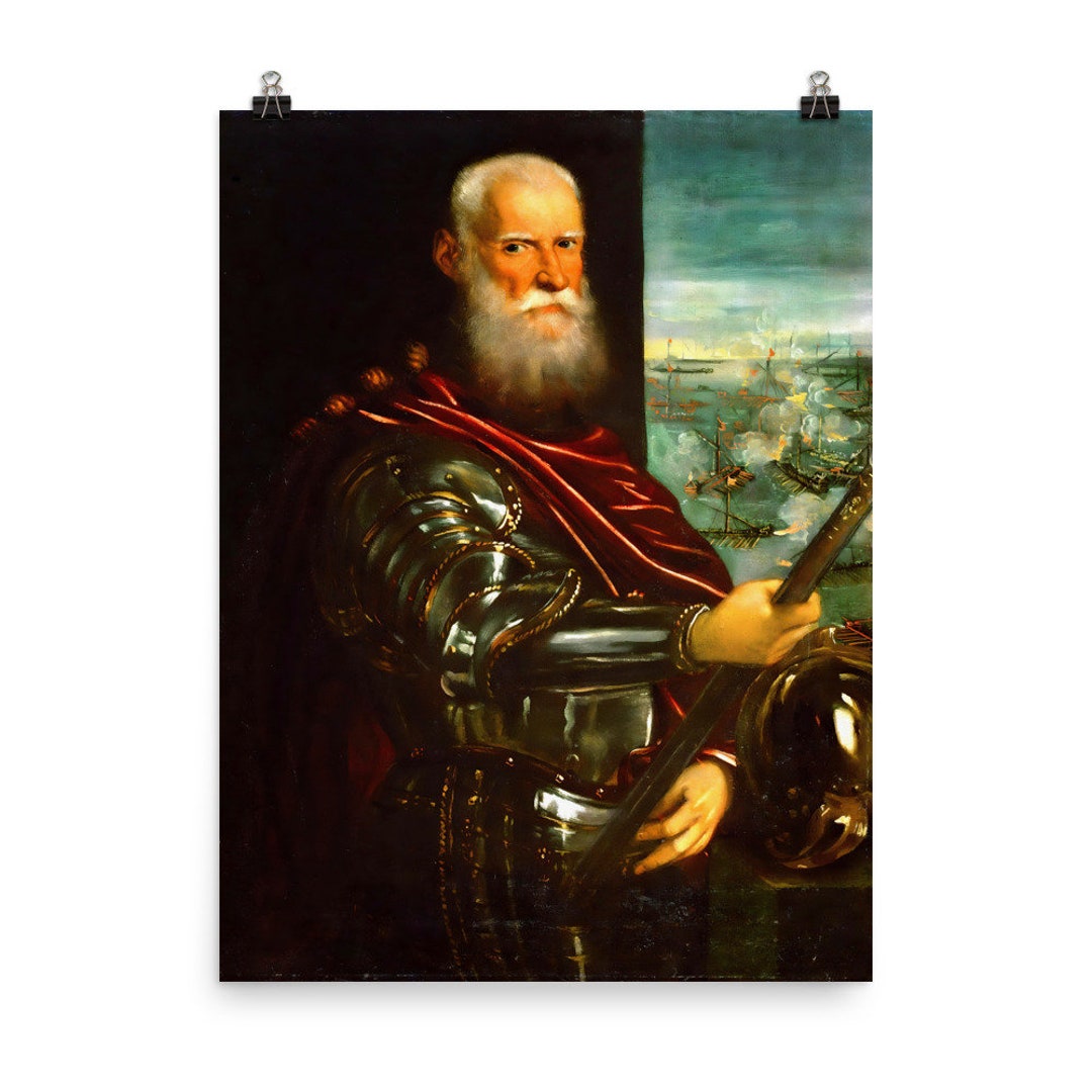 Portrait of the Doge Sebastiano Venier by Tintoretto Poster Print - Etsy