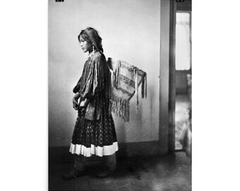 Edward Curtis Apache Girl & Papoose Print Poster - Etsy