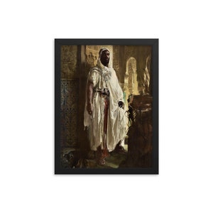 The Moorish Chief by Eduard Charlemont Framed Print - Etsy
