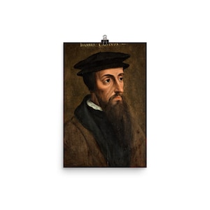 John Calvin Poster Print - Etsy