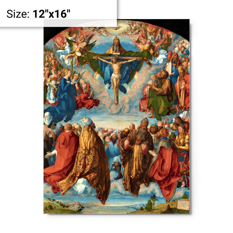 Albrecht Durer Adoration of the Trinity Metal Print – Renaissance ...